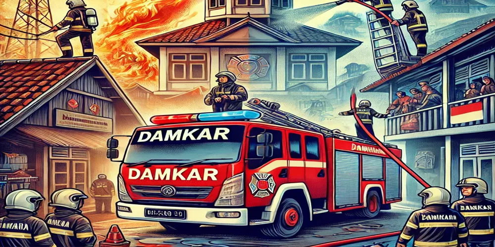 Dinas Pemadam Kebakaran (Damkar) Kalianda, Lampung Selatan • Lamsel.COM